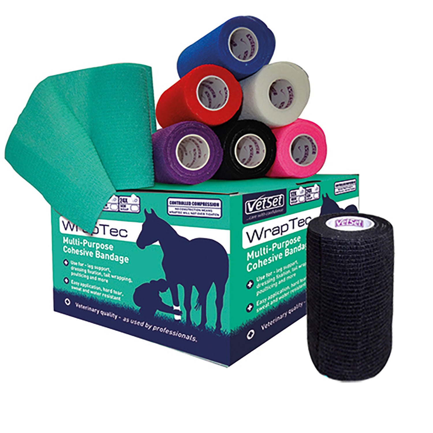 Vetsec Wraptec Cohesive Bandage – The Bedding Barn