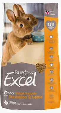 Burgess Excel Indoor Rabbit Nuggets 10kg – The Bedding Barn