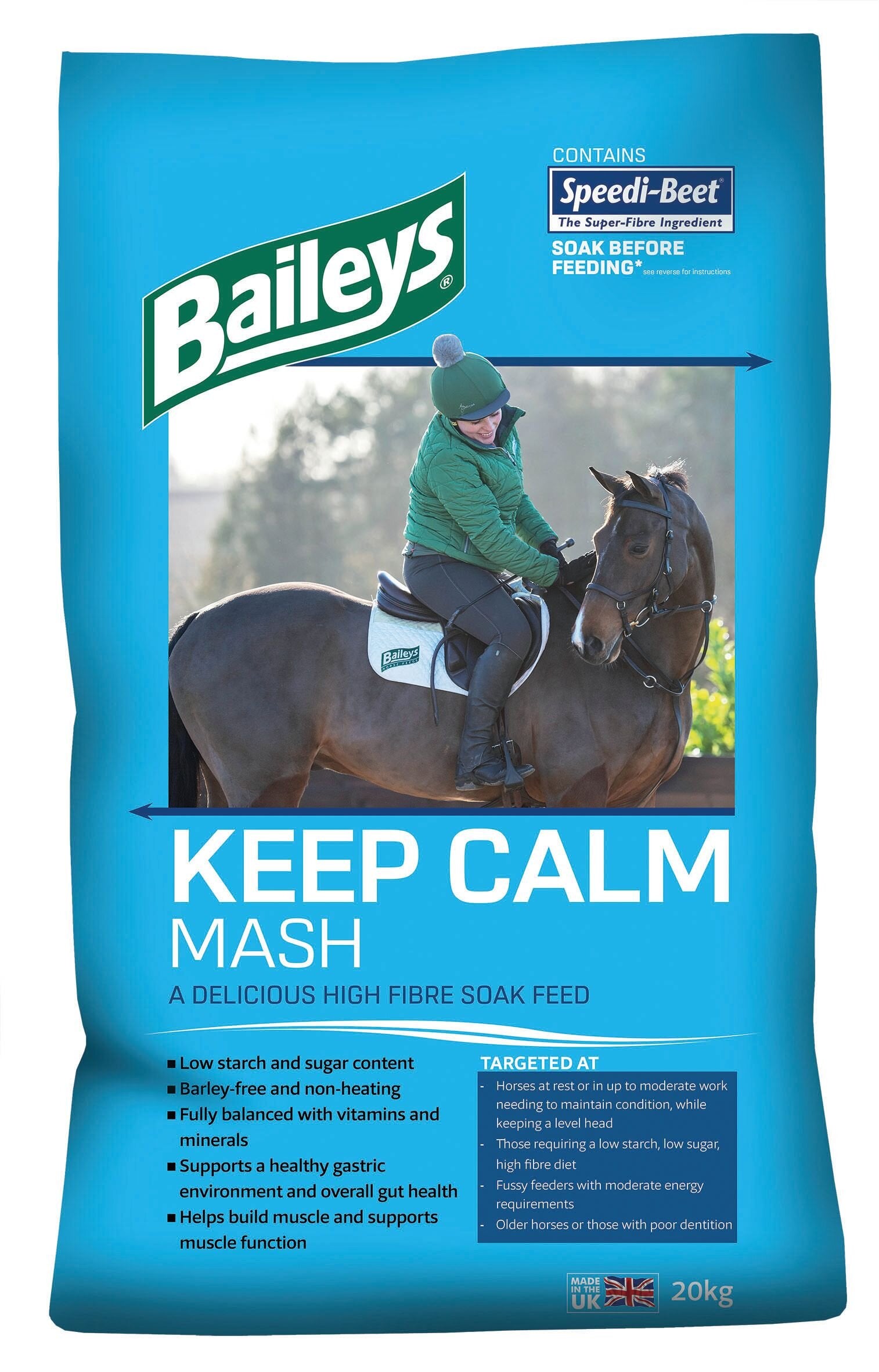 Baileys Keep Calm Mash 20kg – The Bedding Barn