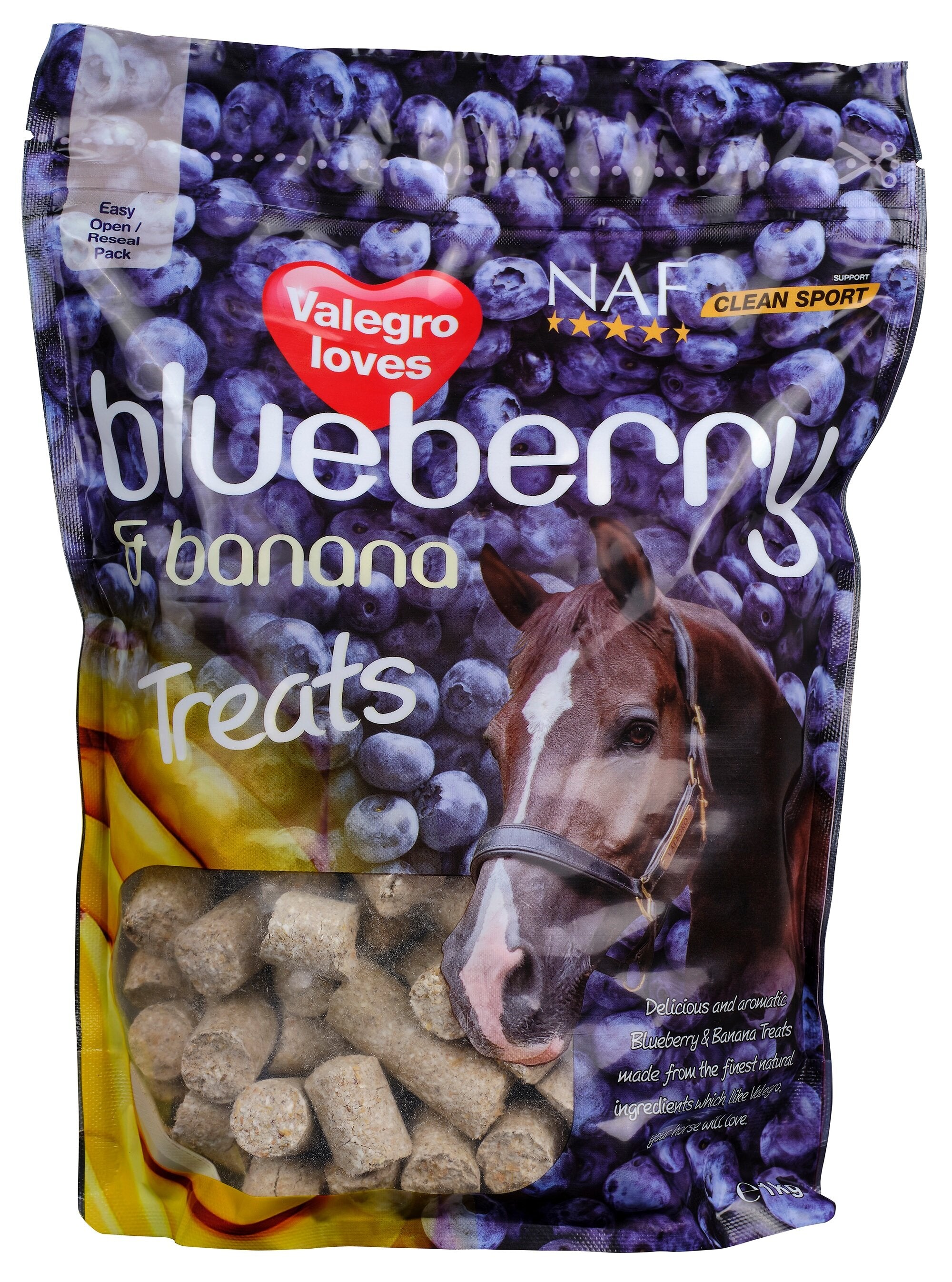 NAF Blueberry & Banana Treats 1kg – The Bedding Barn